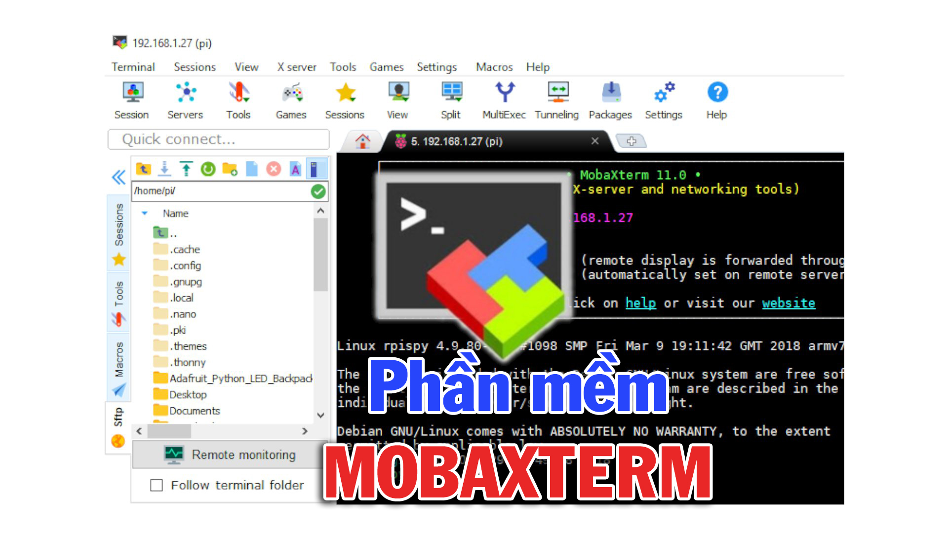 Hướng dẫn sử dụng MobaXterm để SSH vào server linux