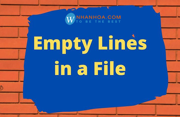 Grep empty line và grep -v empty line trên linux