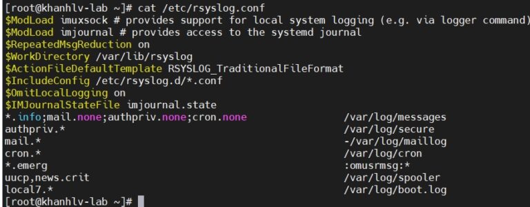 Tìm hiểu về Log, Syslog, Rsyslog trên Linux - Nhan Hoa Knowledgebase