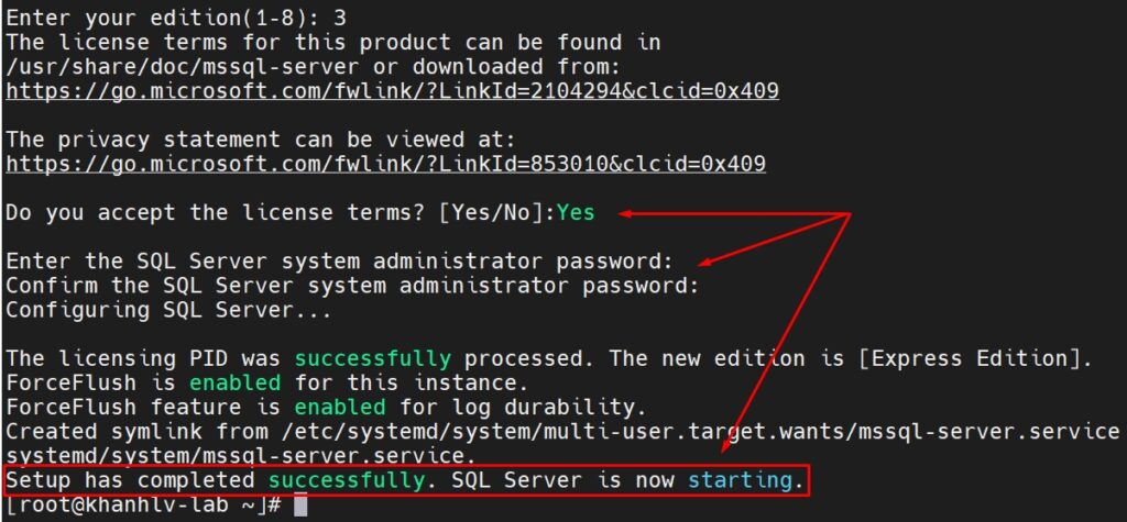 Hướng dẫn cài đặt SQL Server trên Linux - Nhan Hoa Knowledgebase