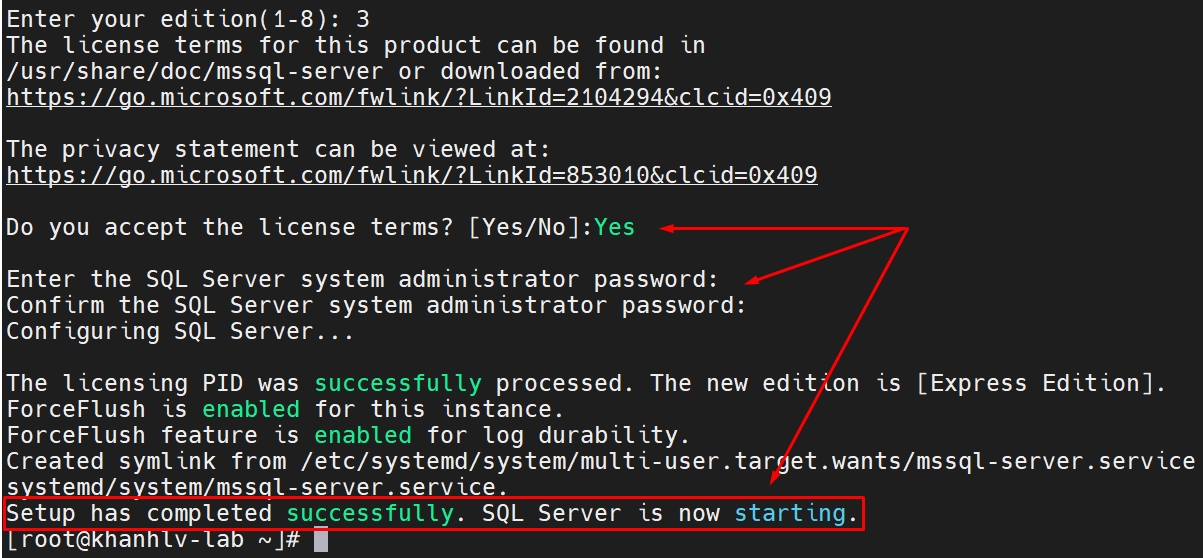 Hướng dẫn cài đặt SQL Server trên Linux - Nhan Hoa Knowledgebase