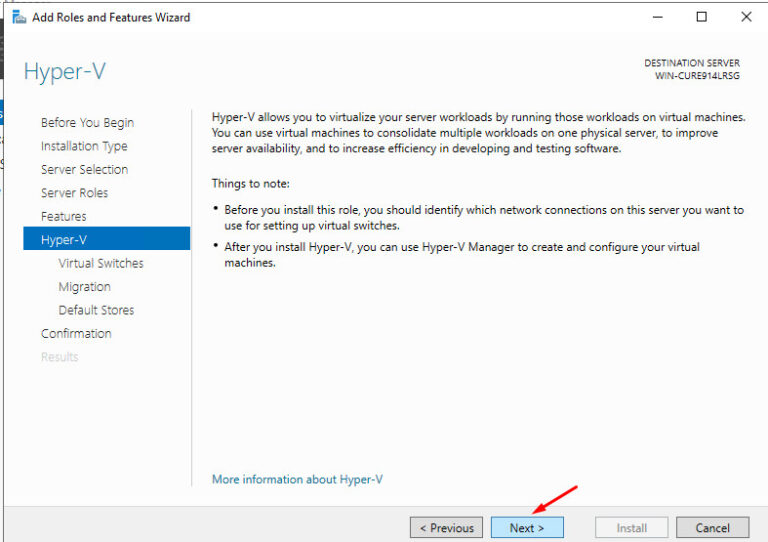 Phần 1: Cài đặt Hyper-V - Nhan Hoa Knowledgebase