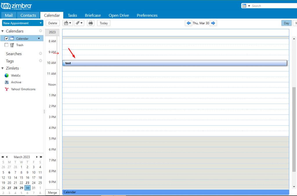 Hướng dẫn cấu hình đồng bộ Zimbra Calendar trên Outlook - Nhan Hoa Knowledgebase