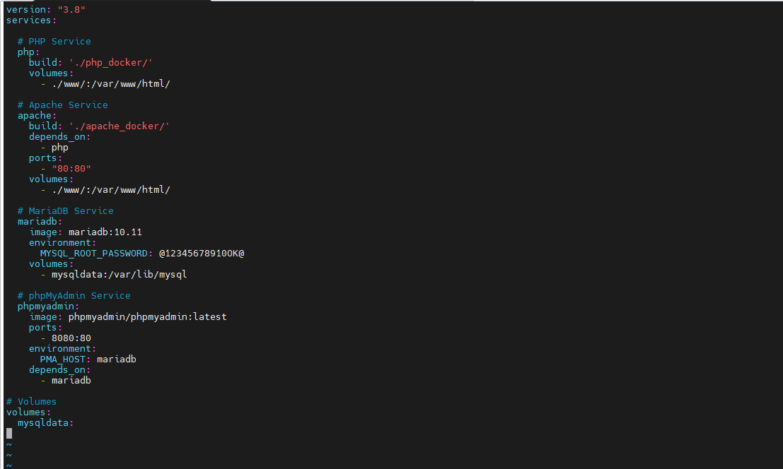 LAMP- Docker Compose - Nhan Hoa Knowledgebase