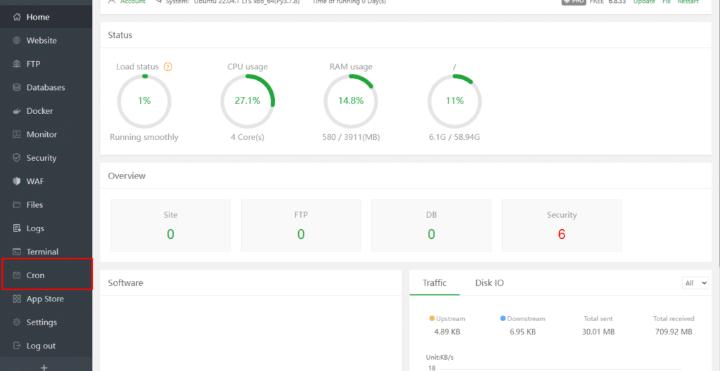 [aaPanel] Hướng dẫn đặt Cron tự động Backup MySQL - Nhan Hoa Knowledgebase