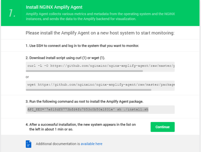 Nginx Amplify - Nhan Hoa Knowledgebase