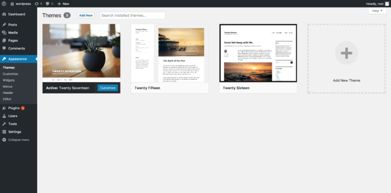 Hướng dẫn cách cài theme cho WordPress - Nhan Hoa Knowledgebase