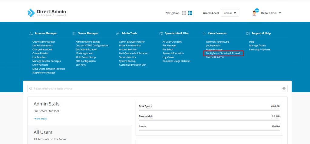 [Directadmin] Hướng dẫn remote access to MySQL DirectAdmin - Nhan Hoa ...