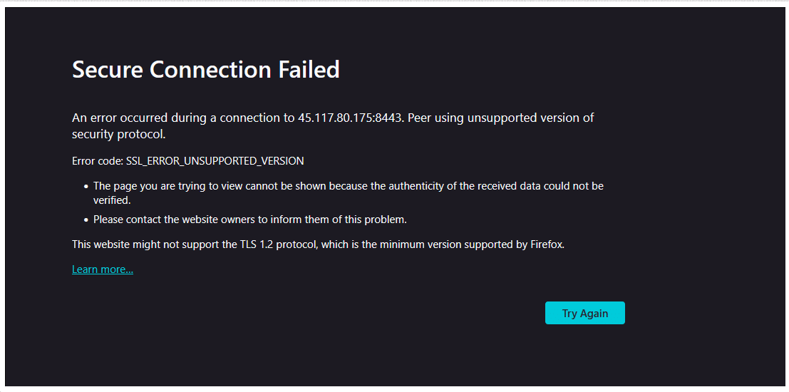 SSL_ERROR_UNSUPPORTED_VERSION trên window server 2008 - Nhan Hoa Knowledgebase