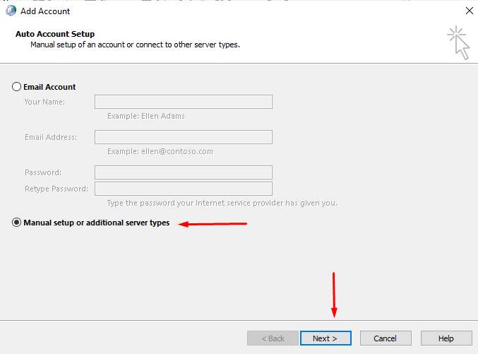 Hướng dẫn cấu hình Email server trên Outlook - Nhan Hoa Knowledgebase